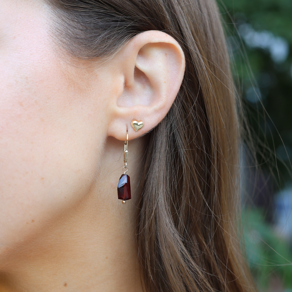 Juliet Heart Studs | chic jewelry, simple jewelry, dainty jewelry ...