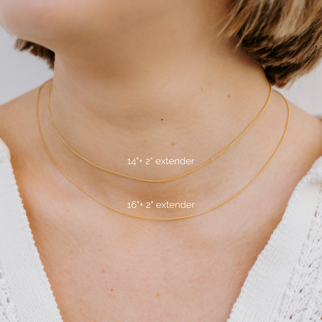 Mini Curb Necklace | chic jewelry, simple jewelry, dainty jewelry ...